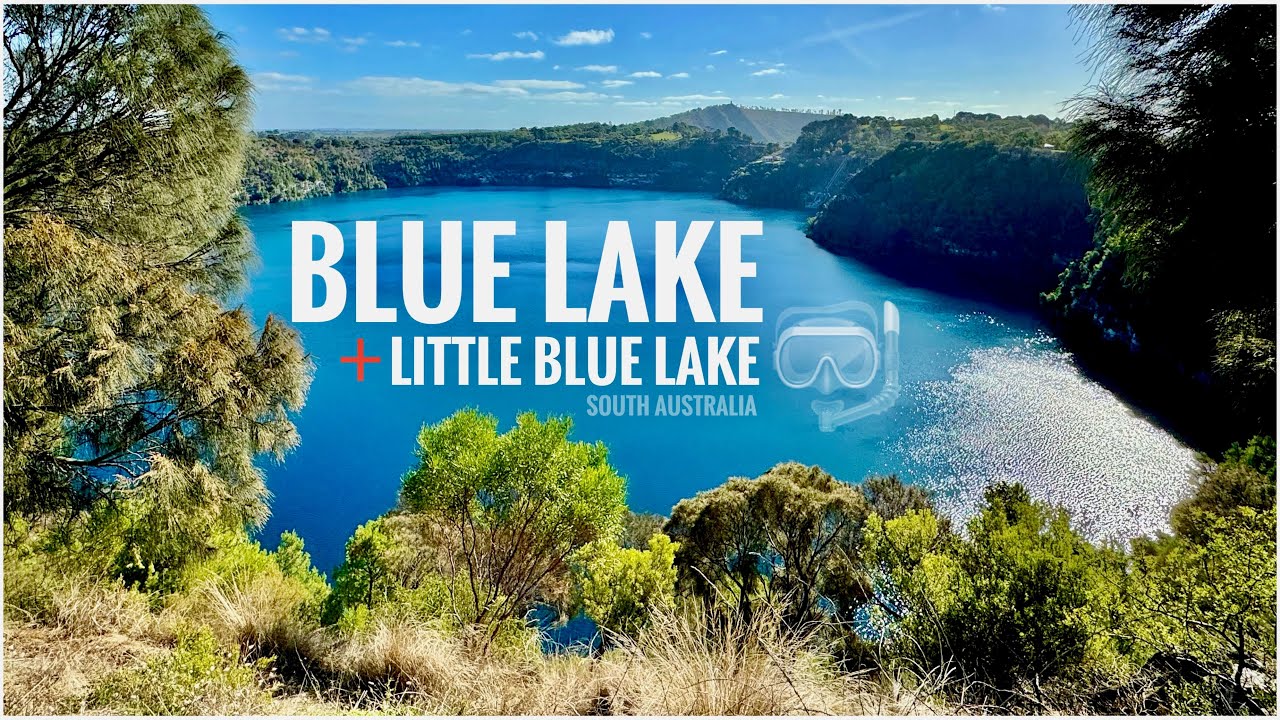 Blue Lake + Little Blue Lake, South Australia - YouTube