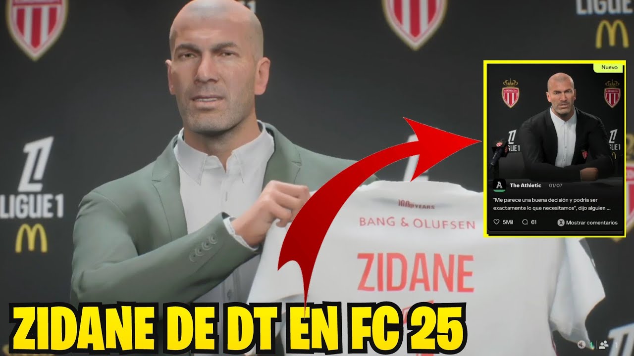 Ya Se Puede Usar ZIDANE de DT en FC 25 - YouTube