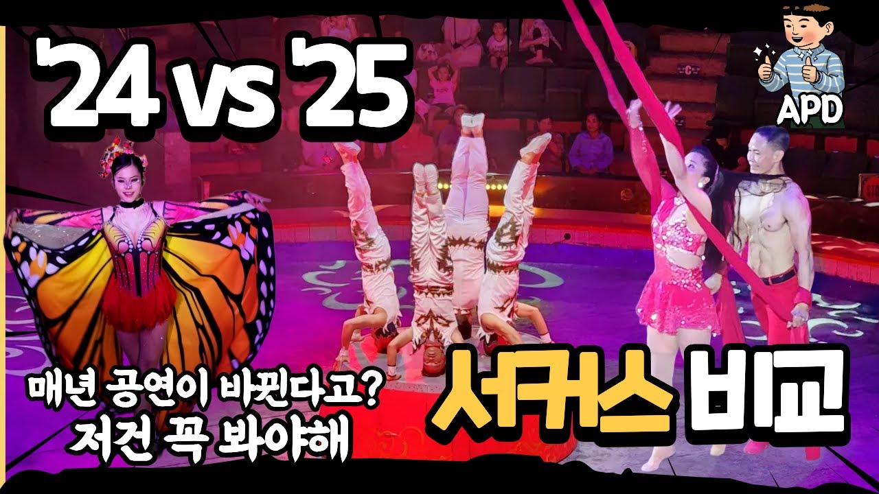 24년 vs. 25년 베트남 서커스 비교. 이정도인데 안보실껀가요? 하노이 가시면 꼭 관람하세요. 믿고 보는 서커스입니다 ...