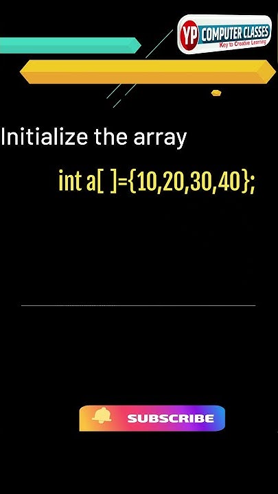 What Is A Subscript And Subscripted Variable In An Array Shorts Yp Computer Classes Youtube 8255