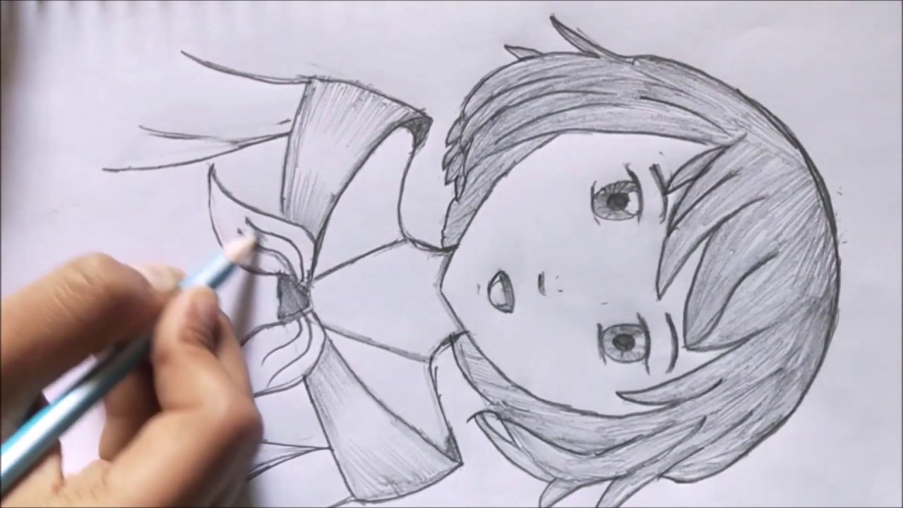How To Make cartoon Girl Face Drawing ||"crazy ART !!*****Video : 01 ...