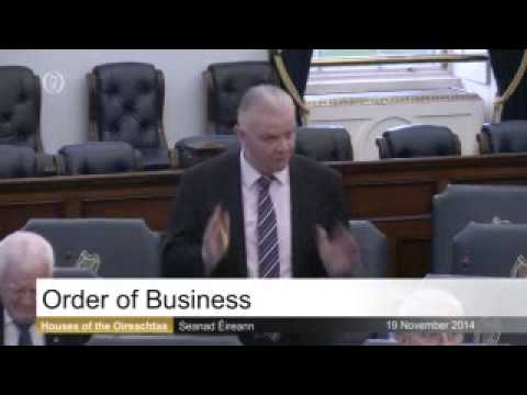 Senator John Kelly speaking about Irish Water in Seanad Eireann - YouTube