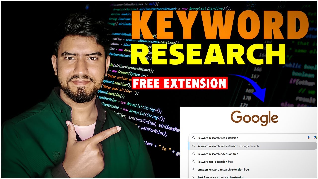 FREE Keyword Research with Keywords Everywhere Extension Tutorial in ...