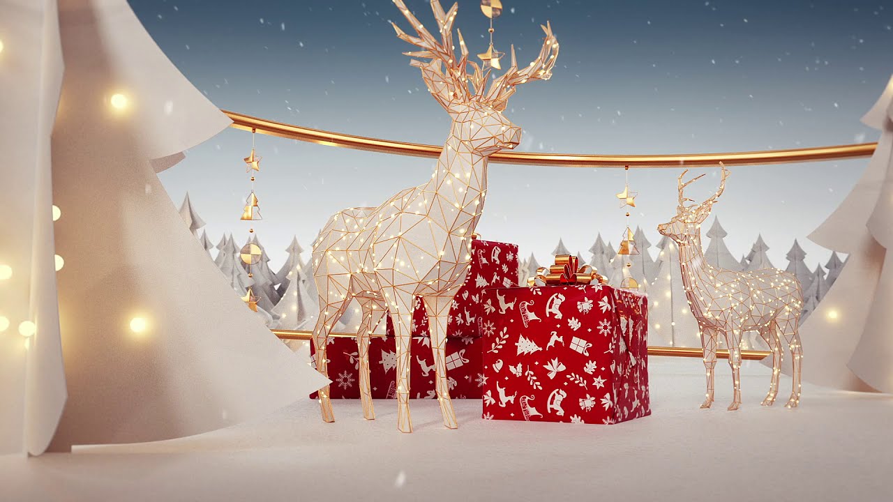 Christmas Intro Greeting By Animation Video Hub - YouTube