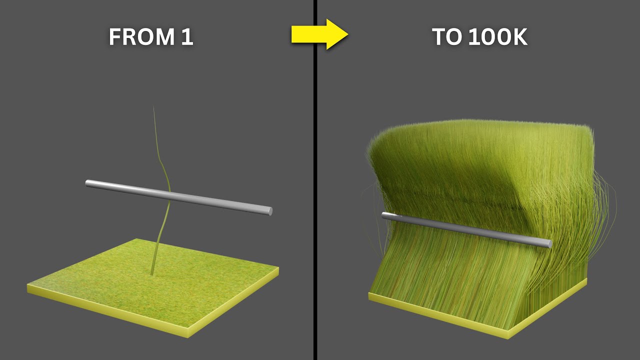 The Most Satisfying 3D Physics Showcase | Hair Particles and Cloth Animation - YouTube