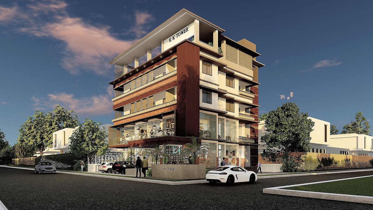 3D Walkthrough Animation For The KK TOWER - Commercial Apartment ...