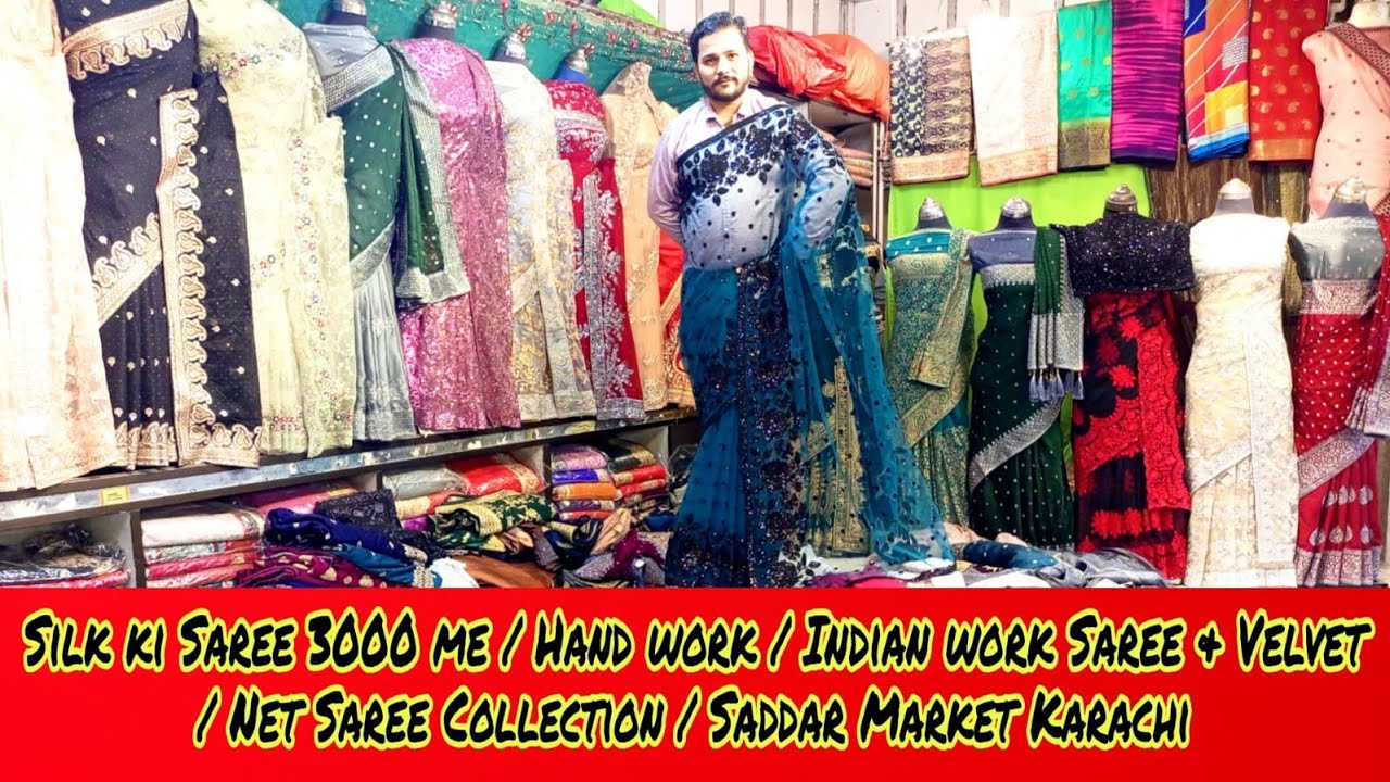 Silk ki Saree 3000 me / Hand work / Indian work Saree & Velvet / Net ...