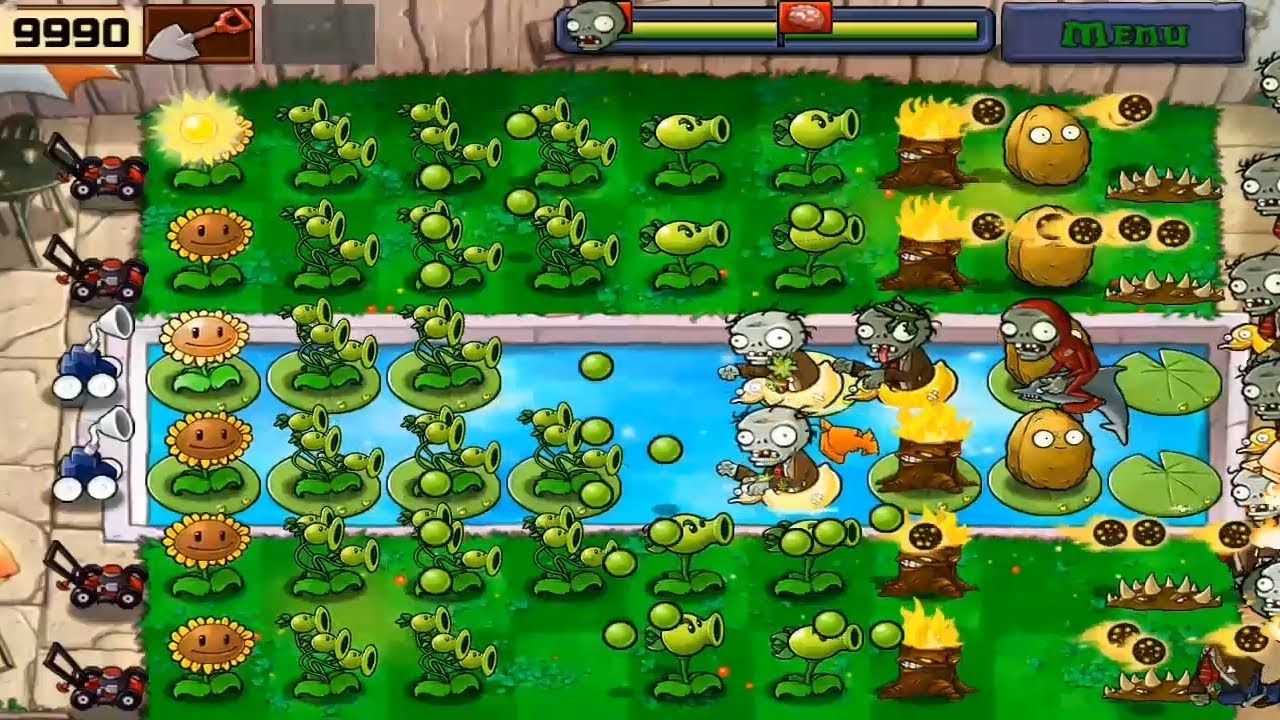 PVZ- Defense Completed -Survival - walkthrough - Tricks and Strategy ...