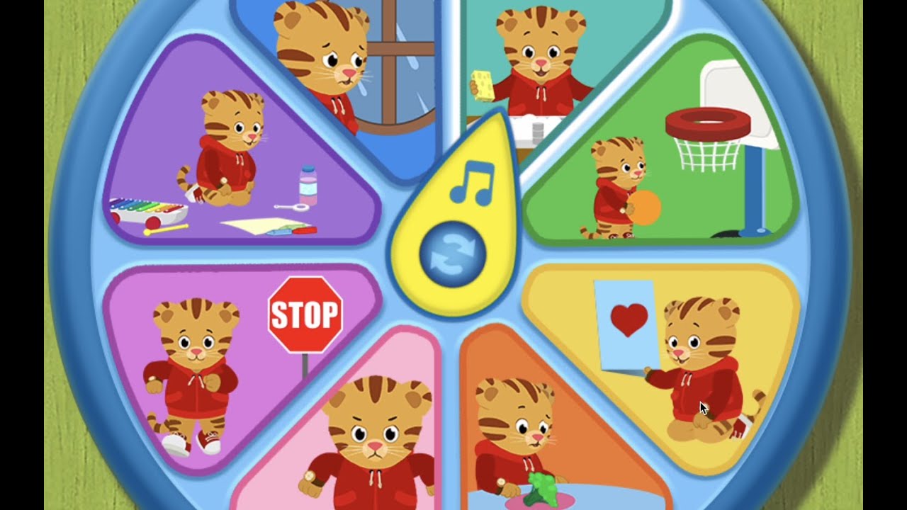 Daniel Tiger Songs | Spin and Sing Preschool Game | Nick Jr - YouTube