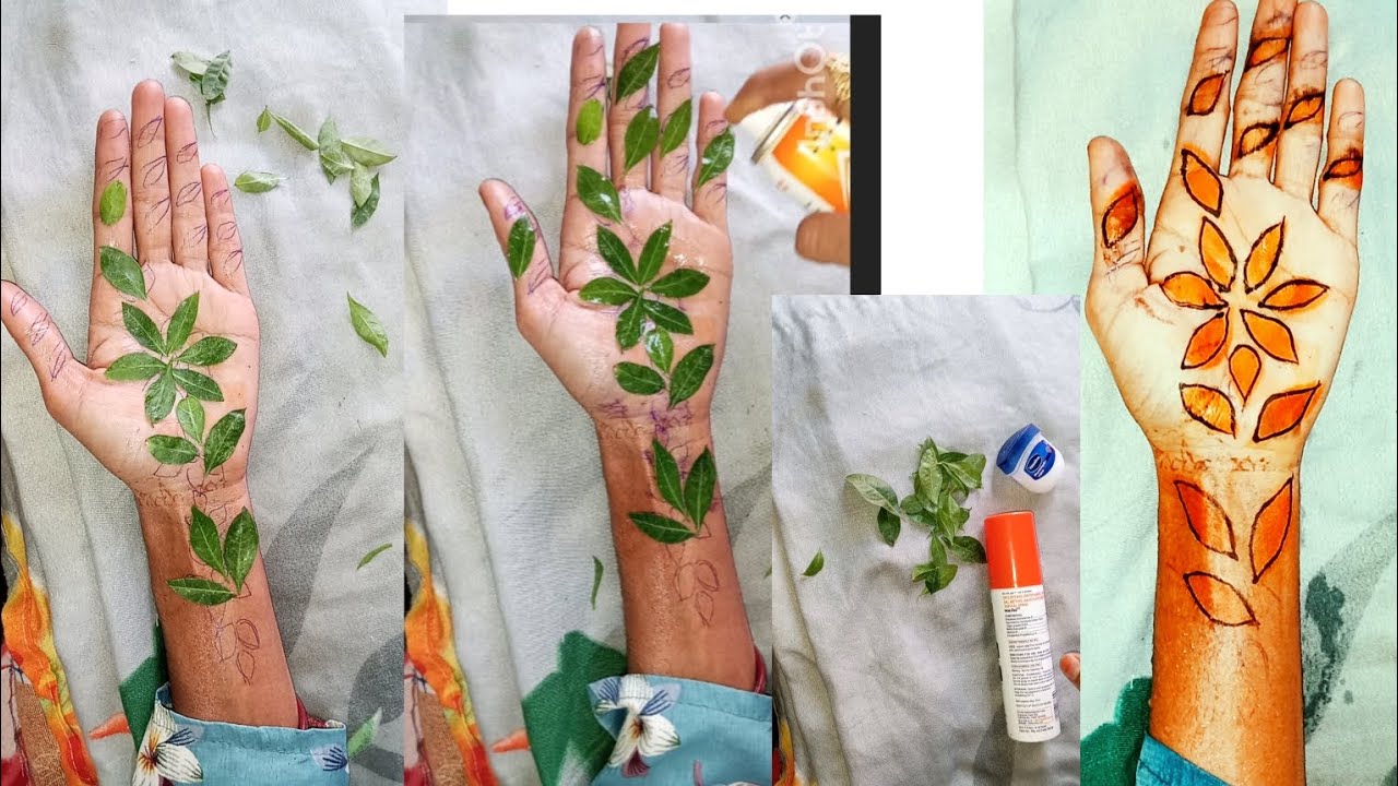 Instant mehandi ka design|5minuts mehndi design|Dark mehndi design ...