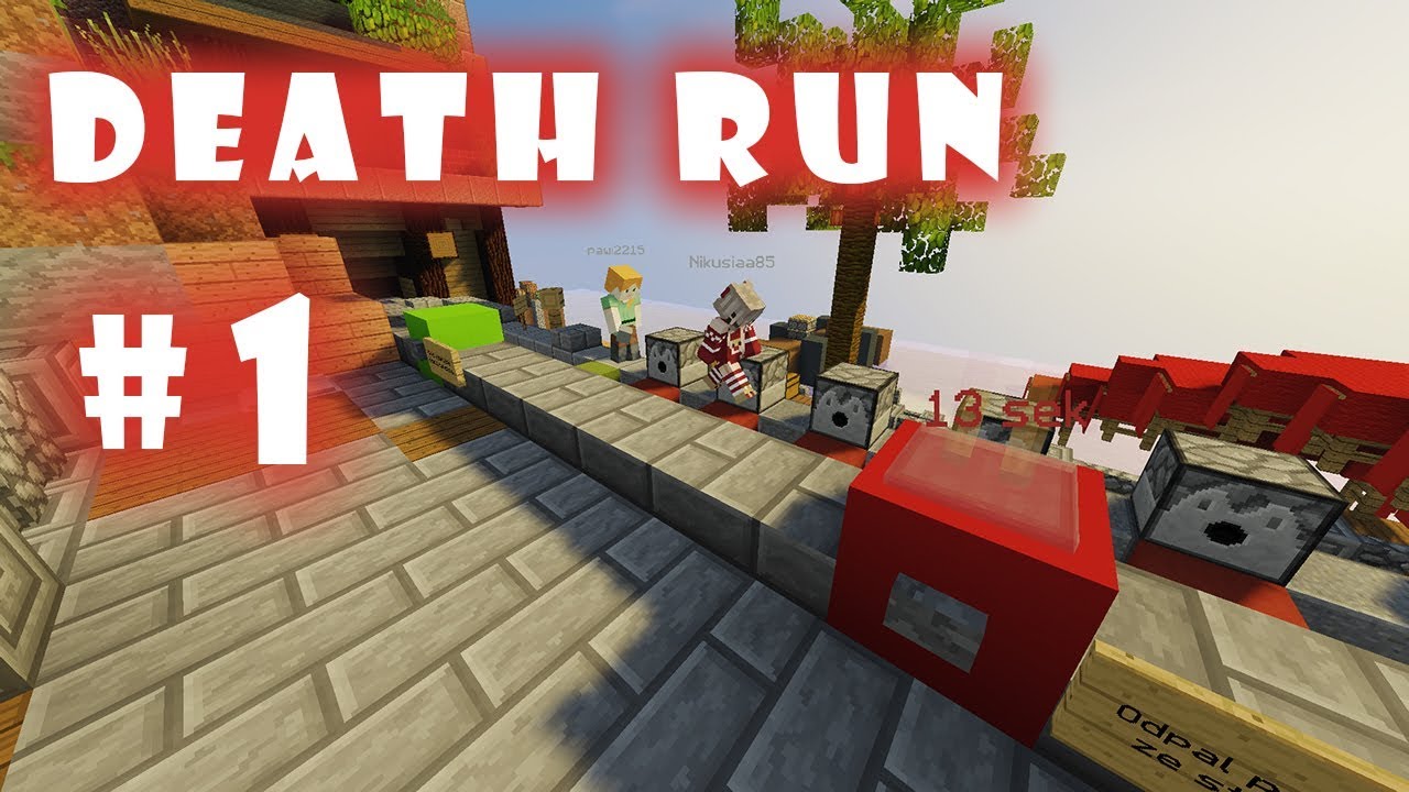 Death Run #1 - Najniebezpieczniejszy Wyścig [Minecraft Let's Play ...