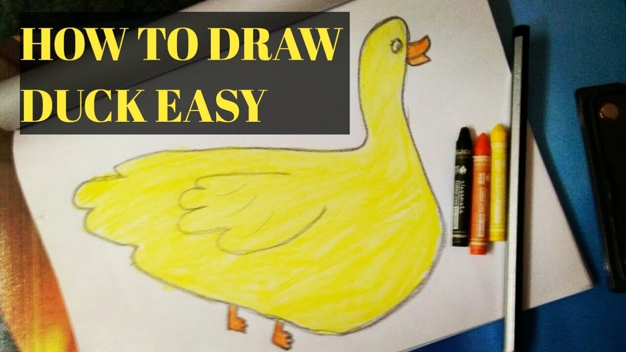 How to Draw Duck for Kids | Kids Drawing and crafts - YouTube