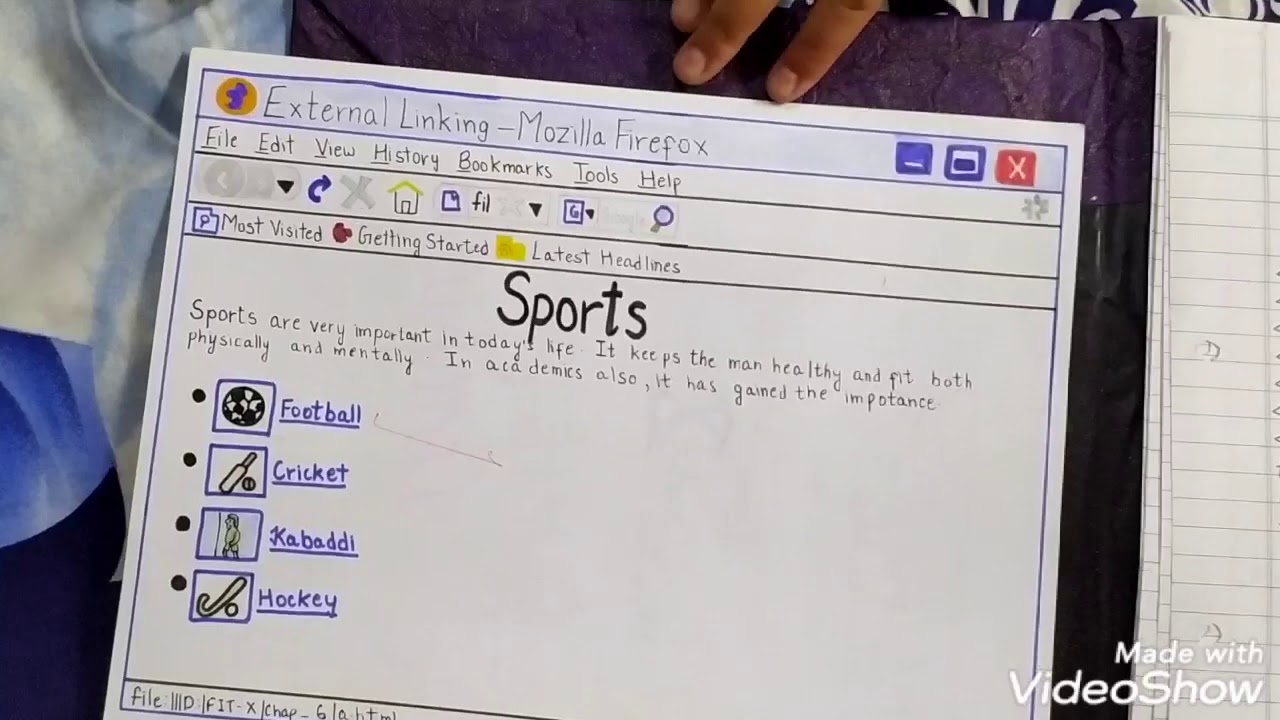Computer Project File | Hyperlink | Class 10 - YouTube