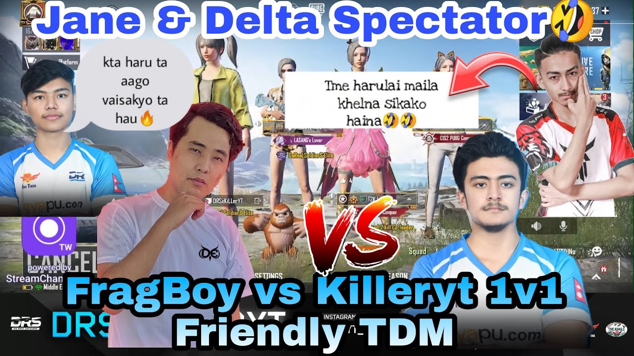 FragBoy vs KillerYT | Friendly TDM Match | Worldlink vs Vianet🤣🤣 - YouTube