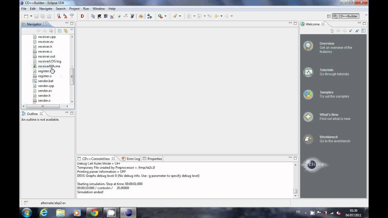 How to create a model with CD++ Builder - YouTube