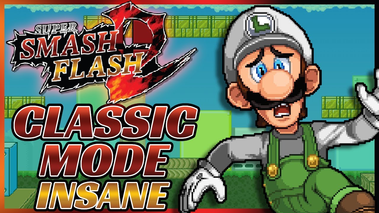 Super Smash Flash 2 Beta | Classic Mode: Luigi (Insane) - YouTube
