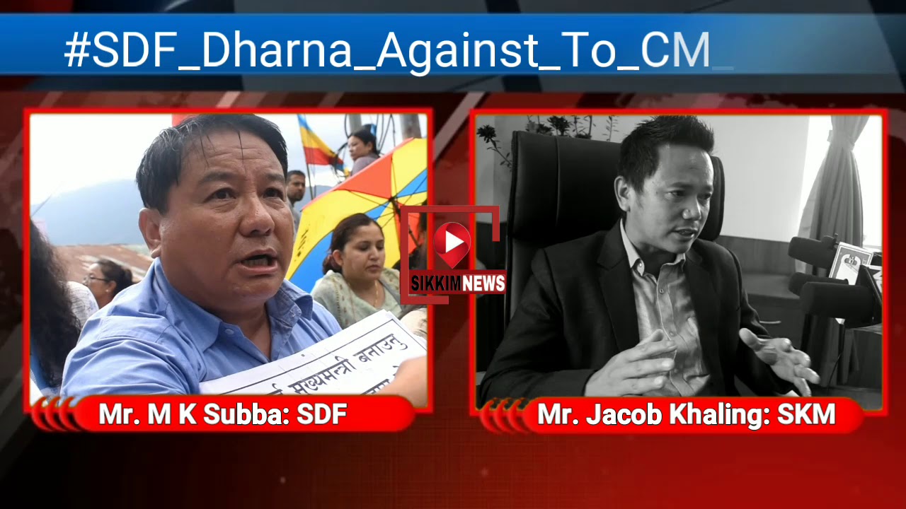 SDF puts dharna in front of DC office, Jacob Khaling of SKM says it is ...