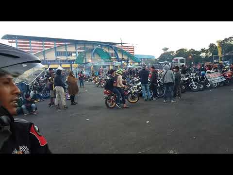 Motor bebek masuk acara jamda rx king di malang