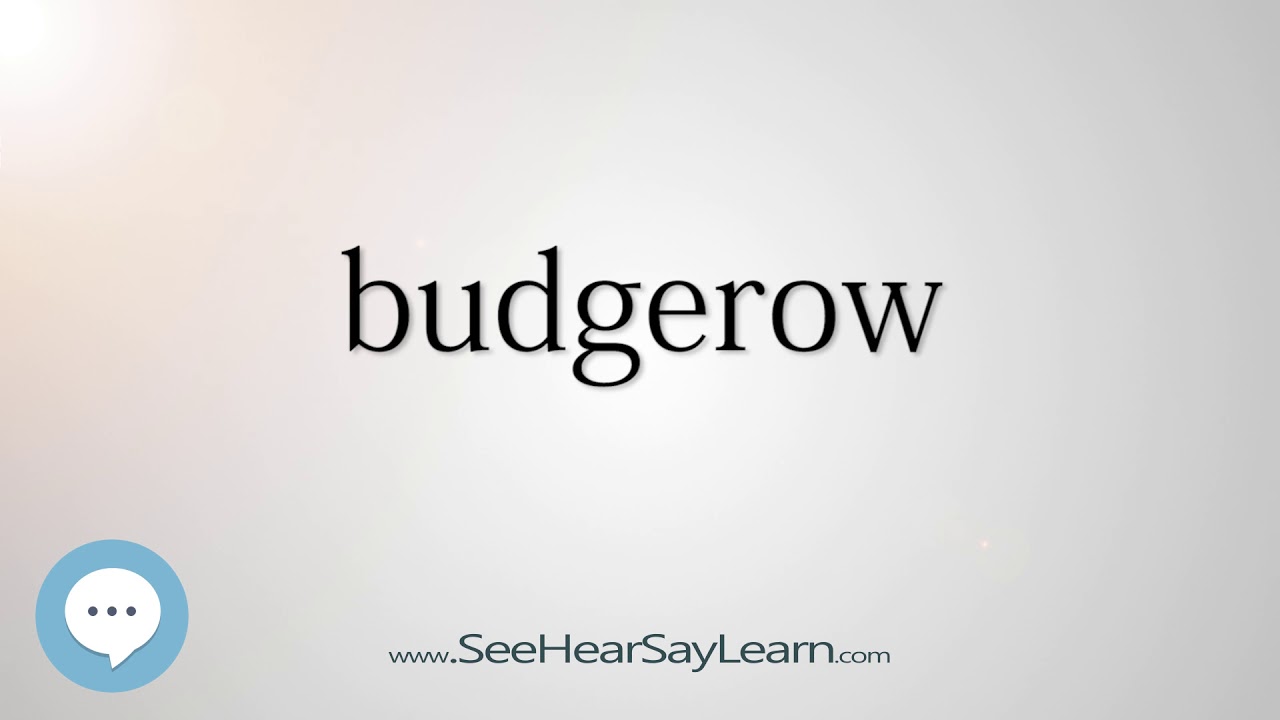 budgerow - YouTube