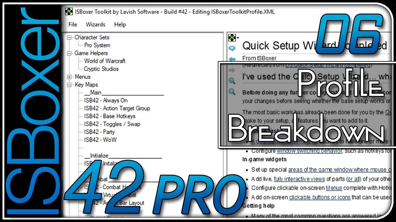 ISBoxer 42 — Pro System 06 — Profile Breakdown (Bonus) - YouTube