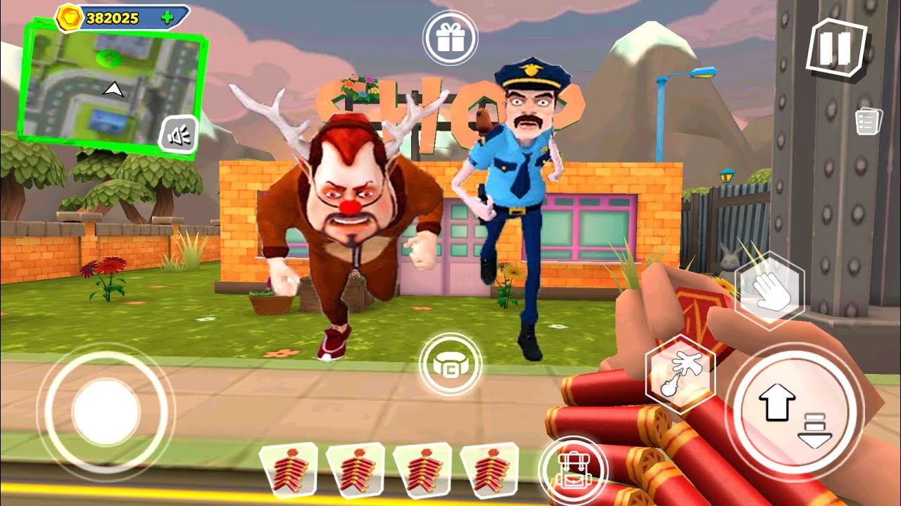 Dark Riddle Version 12.0.0 ( Mod Skin RUDOLPH ) Part 162 - YouTube