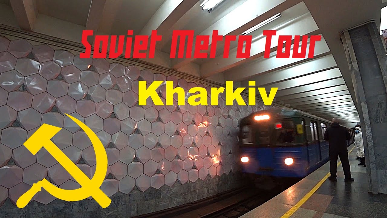 Tour of all 30 stations in Kharkiv's Soviet Metro - YouTube