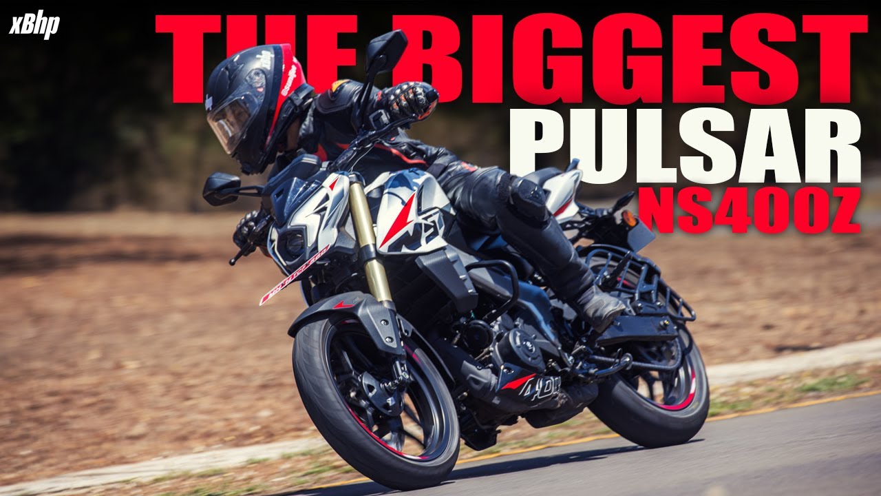The Biggest Pulsar Ever! #PulsarNS400Z First Ride Review - YouTube