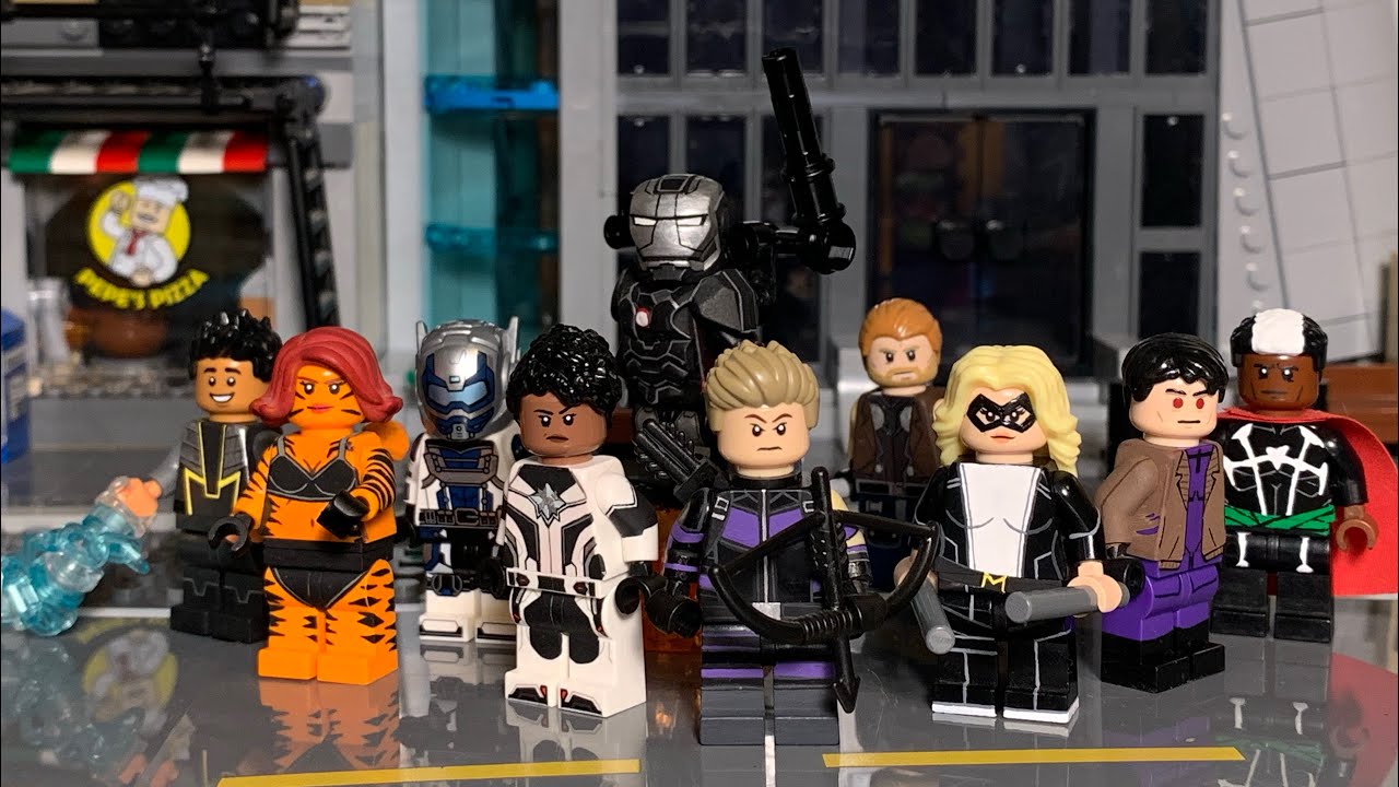Custom Lego Marvel Champions Sowcase - YouTube