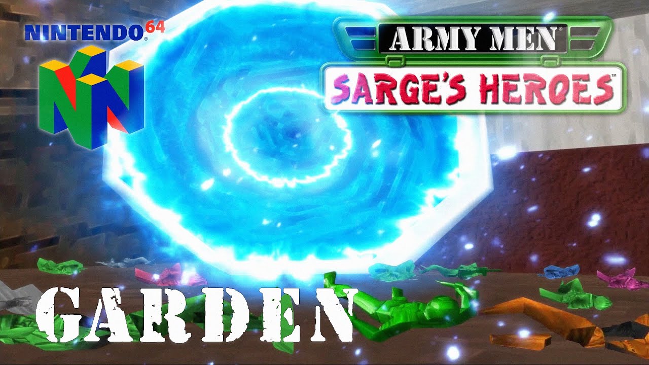 Army Men: Sarge's Heroes - N64 - Misión 7: Jardín - Nintendo 64 (Garden ...