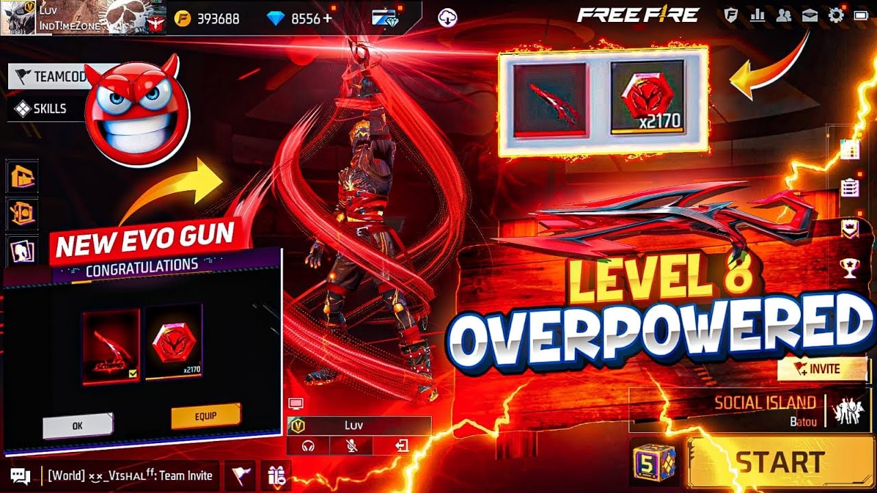 NEW EVO M1014 Scorpio Shatter Full Max - Garena Free Fire - YouTube