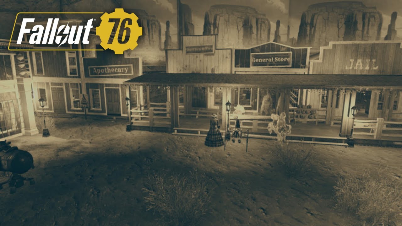 Fallout76 Shelter Build: Western Town - YouTube