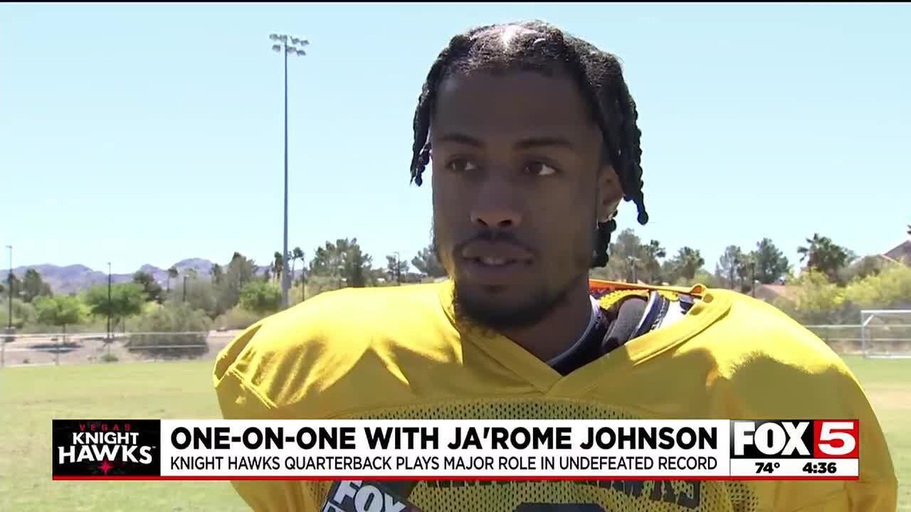 Knight Hawks QB playing major role in undefeated season - YouTube
