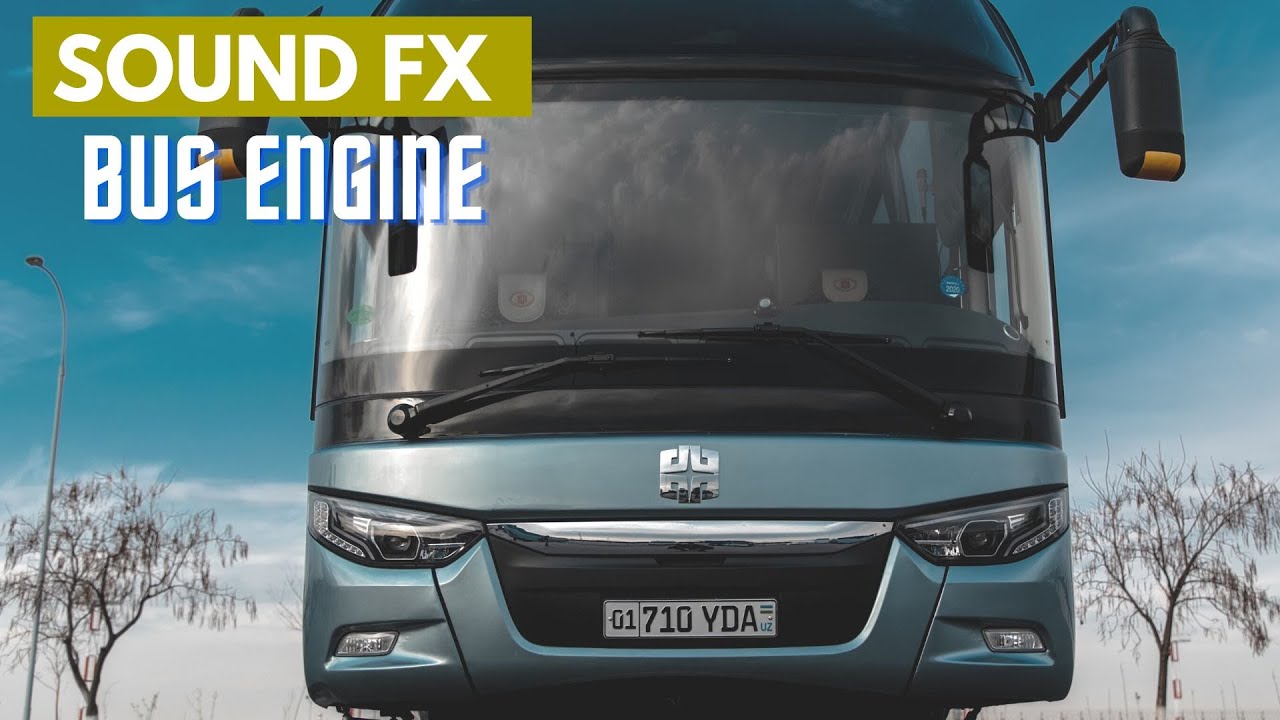 bus engine sound effect - YouTube