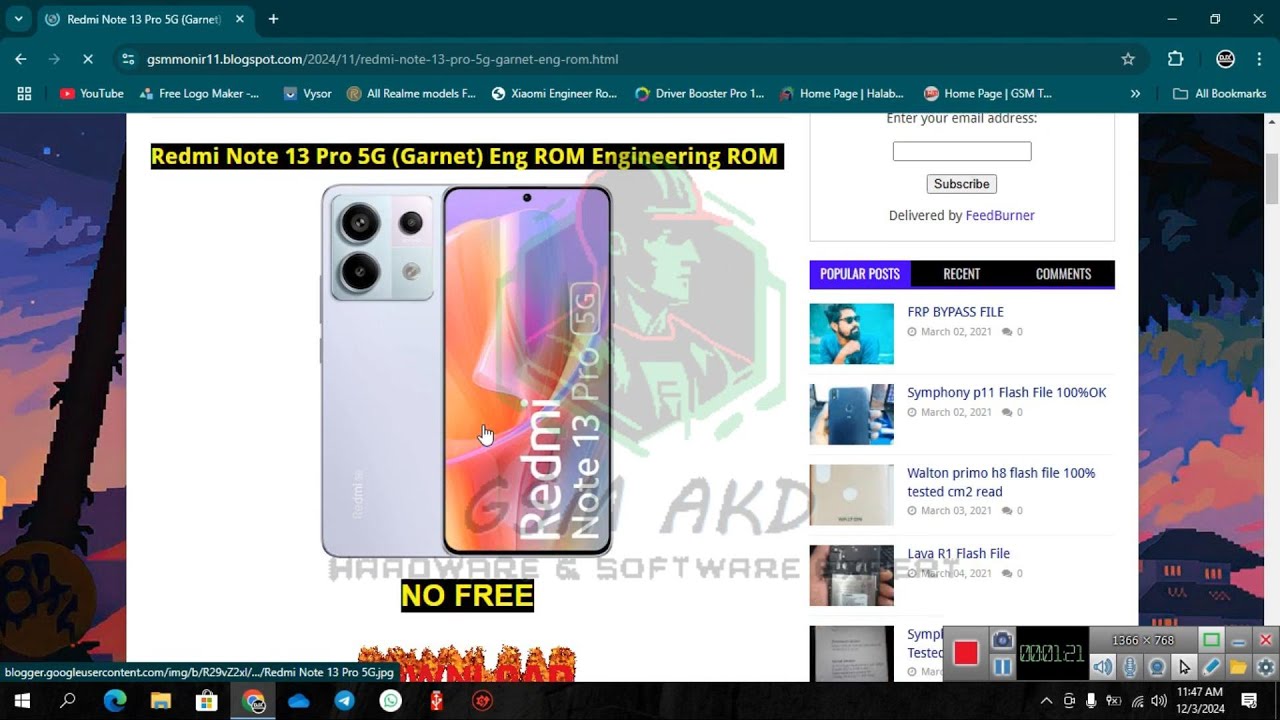 Redmi Note 13 Pro 5G (Garnet) Eng ROM Engineering ROM #firmware # ...