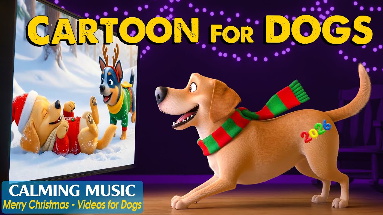 Dog Cartoon: Keep Your Dog Happy with Anti-Boredom Videos When Home ...