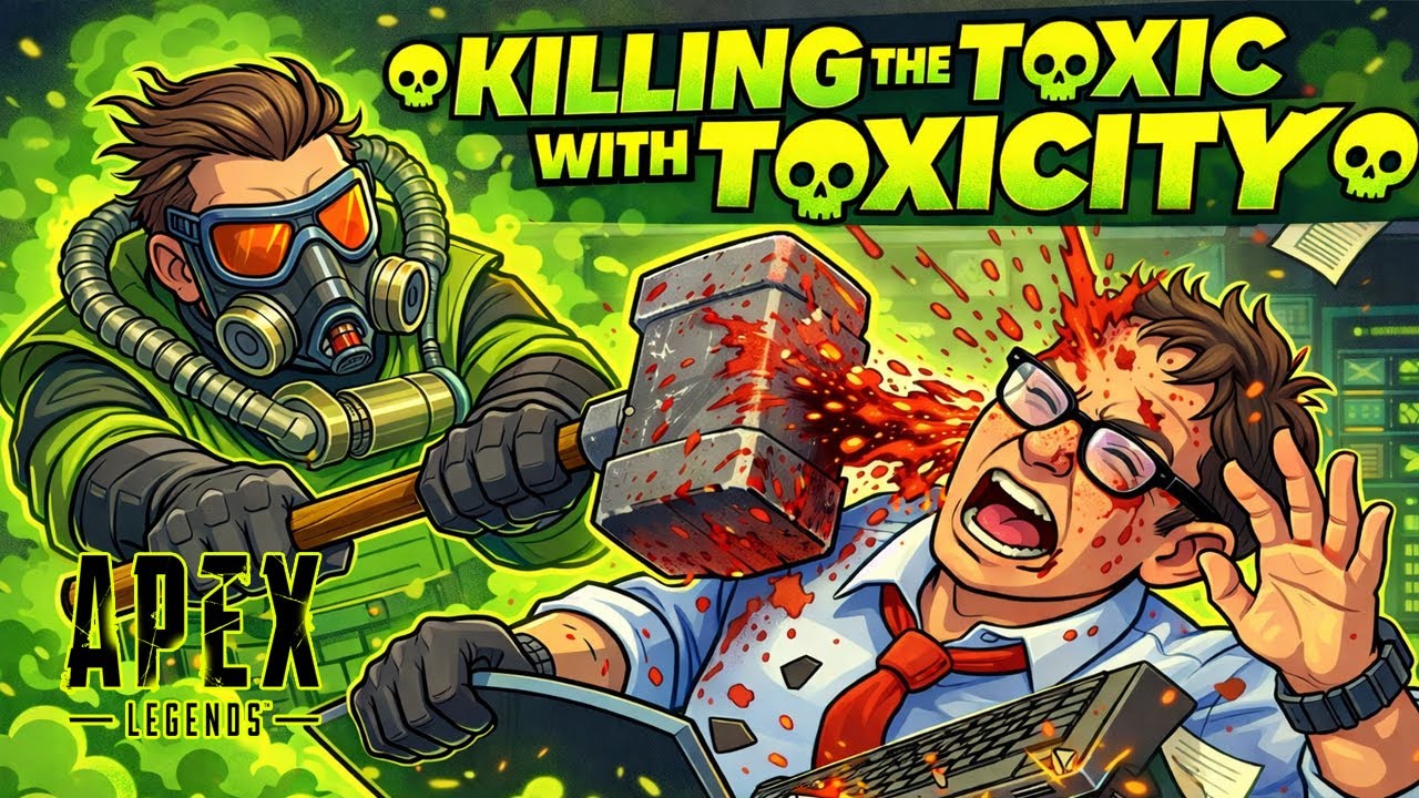 Killing the Toxic with Toxicity || Caustic Outplayz | Apex Legends ...