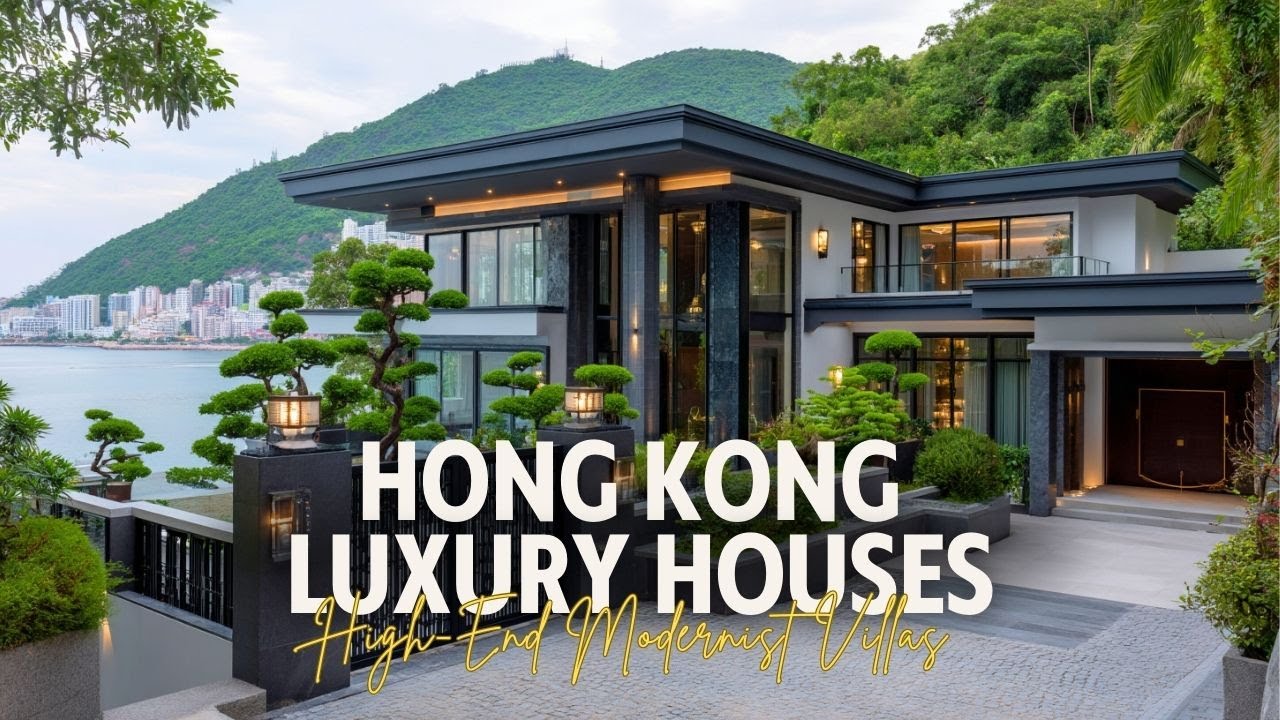 Hong Kong Luxury Houses High End Modernist Villas with Panoramic Views - YouTube