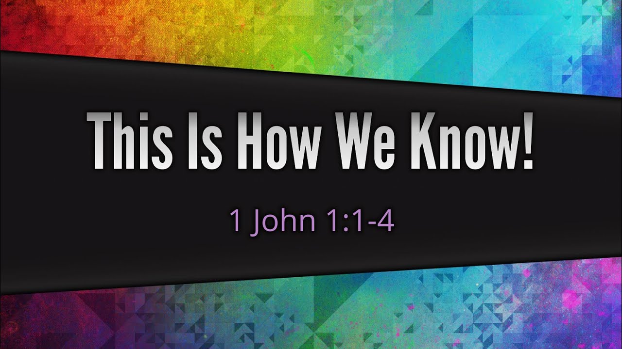 This Is How We Know! - YouTube