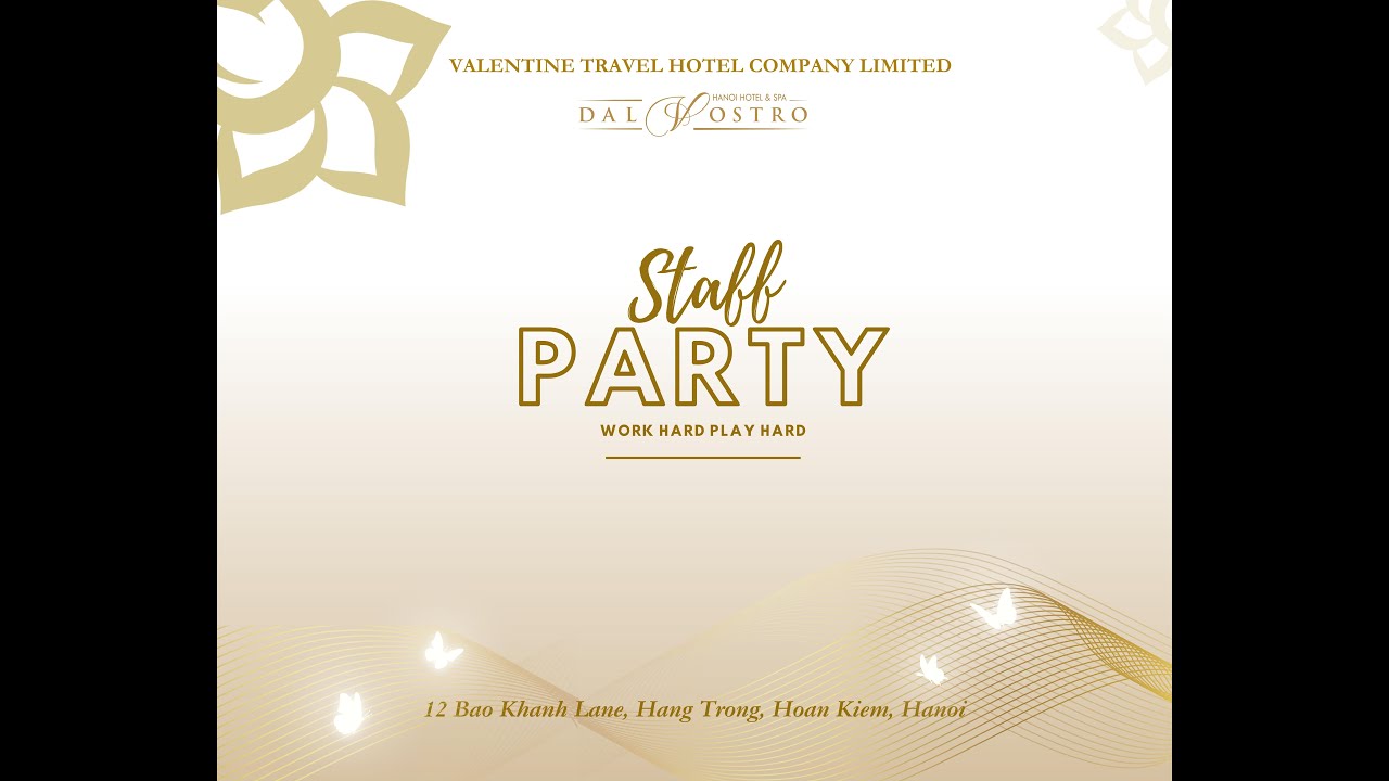 STAFF PARTY BACKDROP - YouTube