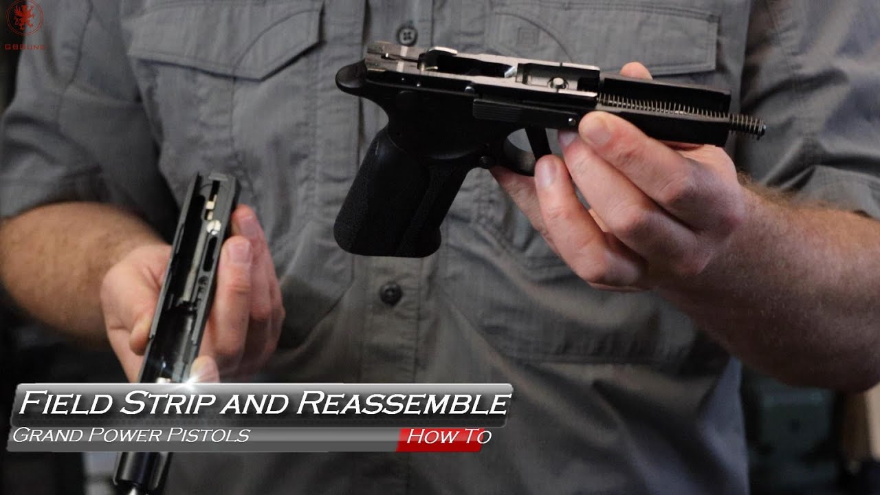 How to Field Strip and Reassemble Mk23 Grand Power Pistols - YouTube
