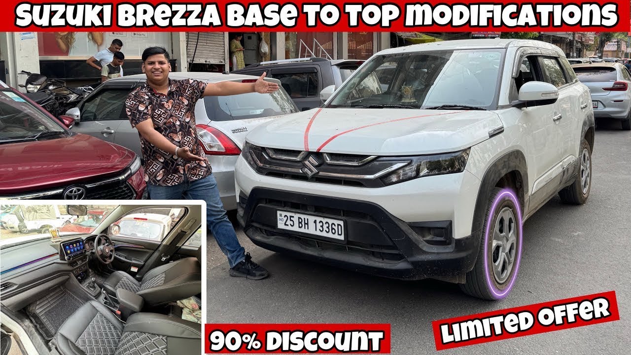 2025 Brezza LXI Base To Top Modification With Price Brezza Luxury ...