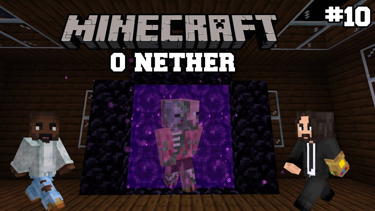 PORTAL PRONTO BORA PRO NETHER minecraft java #10 ft @pablodouglas4524 - YouTube