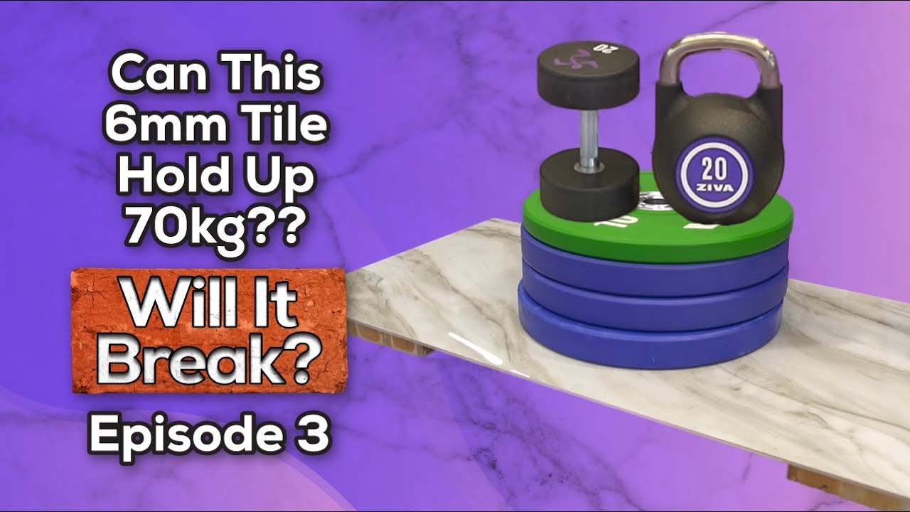 Can This 6MM Tile Hold Up 70KG?? | Will It Break? Episode 3 - YouTube