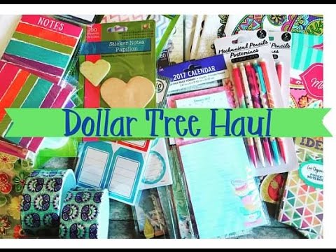 Dollar Tree Haul! *Stationery & Planner items* - YouTube