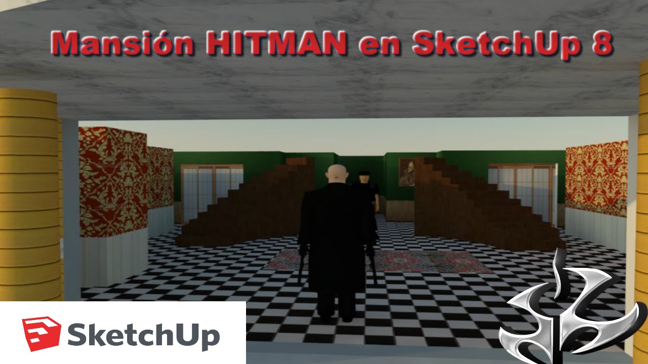 Mansión HITMAN en SketchUp 8 - YouTube