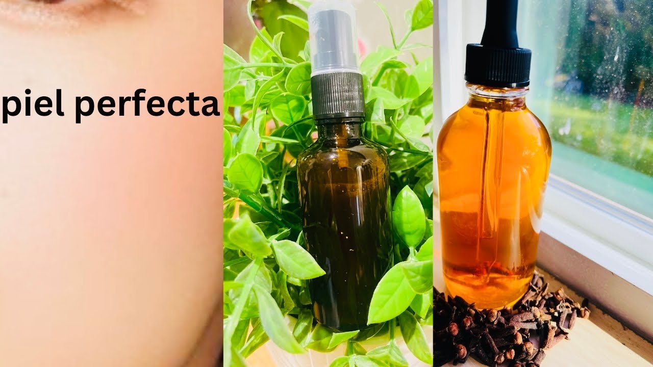 TONICO FACIAL CASERO, PIEL PERFECTA y JOVEN, CON ESTO Eimina Acne ...