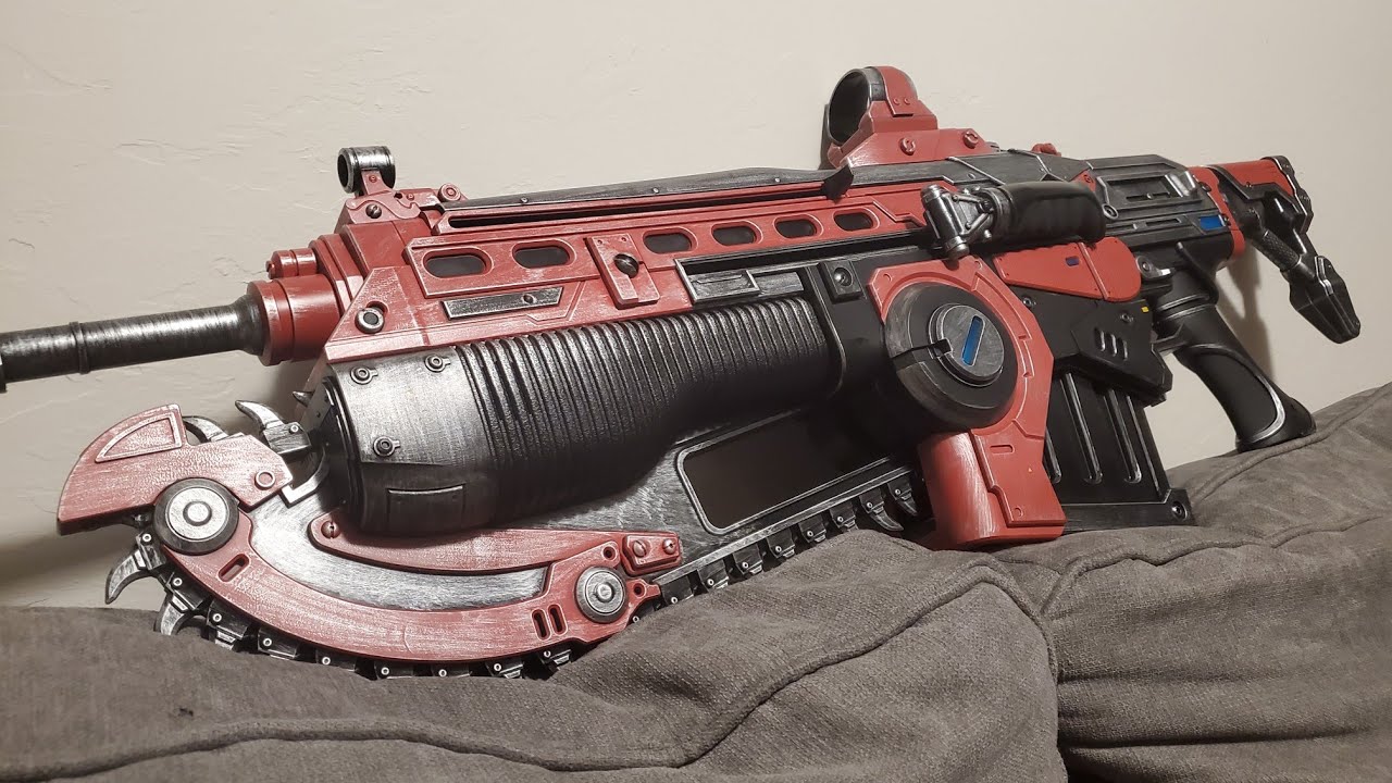 Gears of War 5 Crimson Lancer Replica (Review) - YouTube