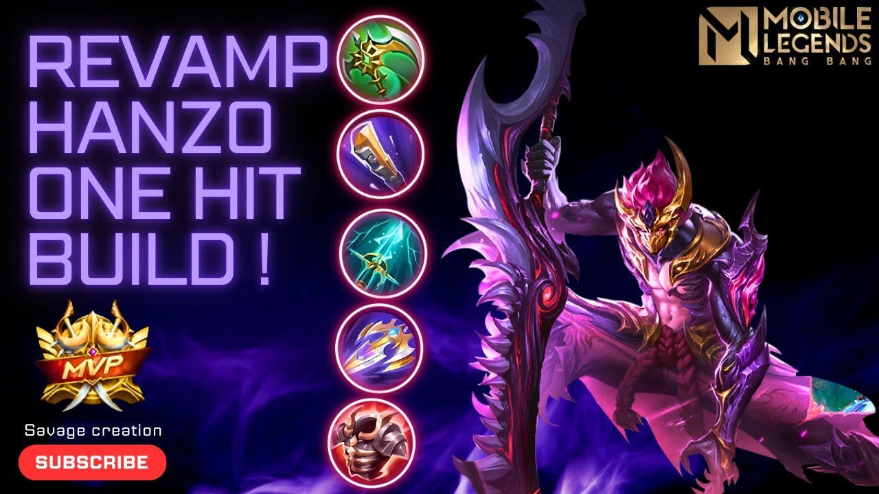 ONE HIT BUILD | REVAMP HANZO | SKILL COMBO | TIPS & TRICKS | MLBB - YouTube