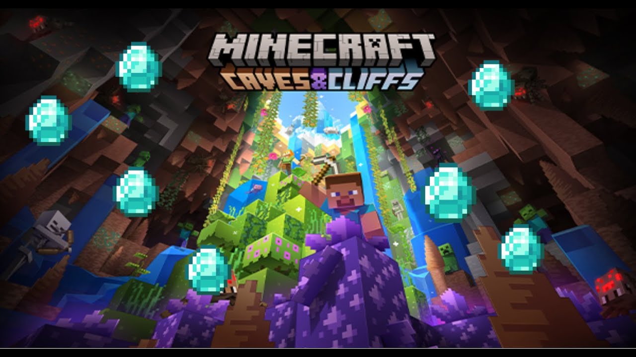 minecraft cave explore Diamond file episode 5 A gaming - YouTube