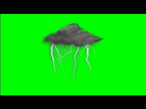 Green Screen [1080p] - THUNDER, STORM, FLASH, RAIN, CUMULONIMBUS, CLOUD ...